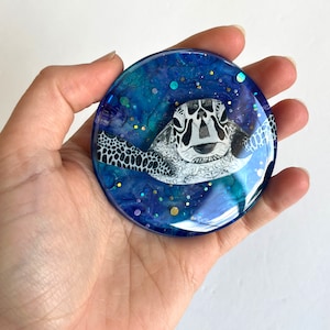 Sea Turtle Magnet Ocean Animal Magnet Hawaiian Wildlife - Etsy