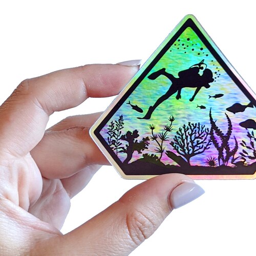 Scuba Diver Sticker Pack - Etsy