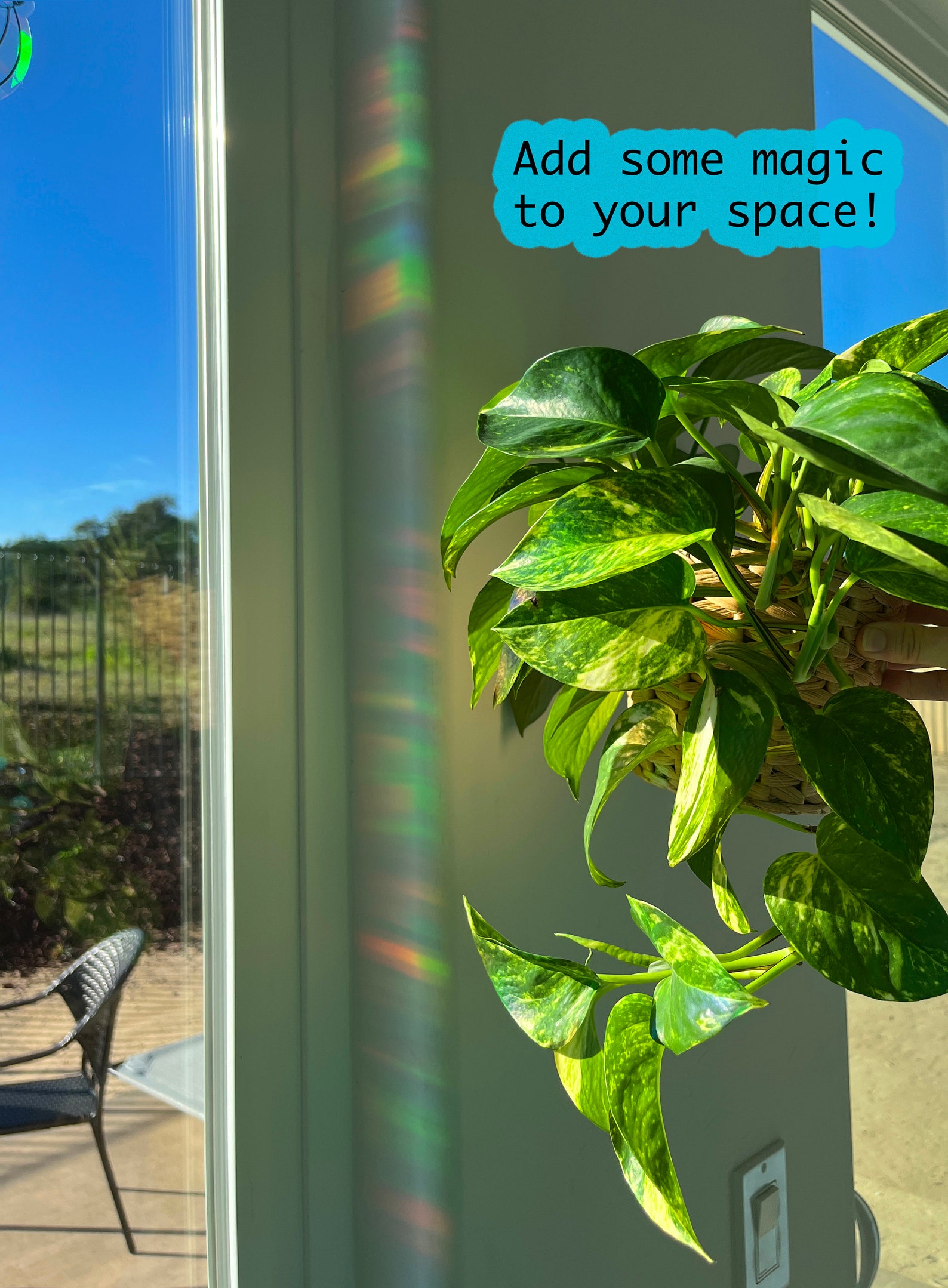 Camping Window Sticker Desert Window Cling Rainbow Maker - Etsy