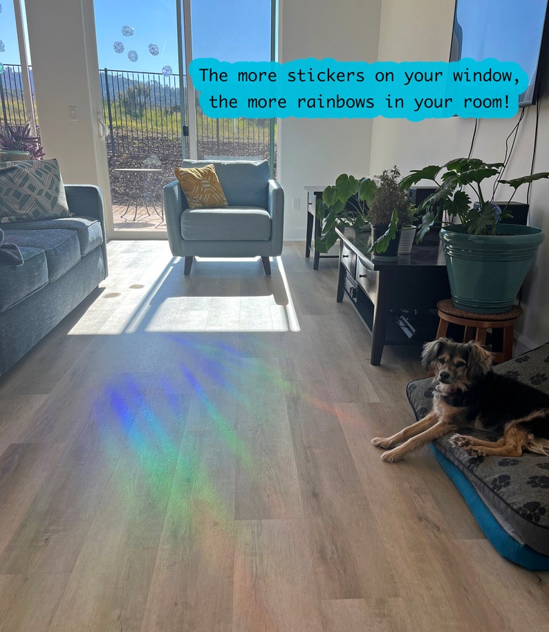 Camping Window Sticker Desert Window Cling Rainbow Maker - Etsy