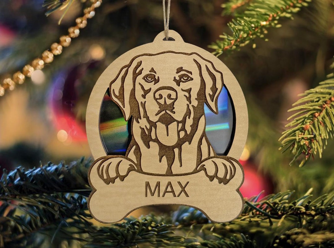 Personalized Labrador Christmas Ornament Labrador Name Ornament ...