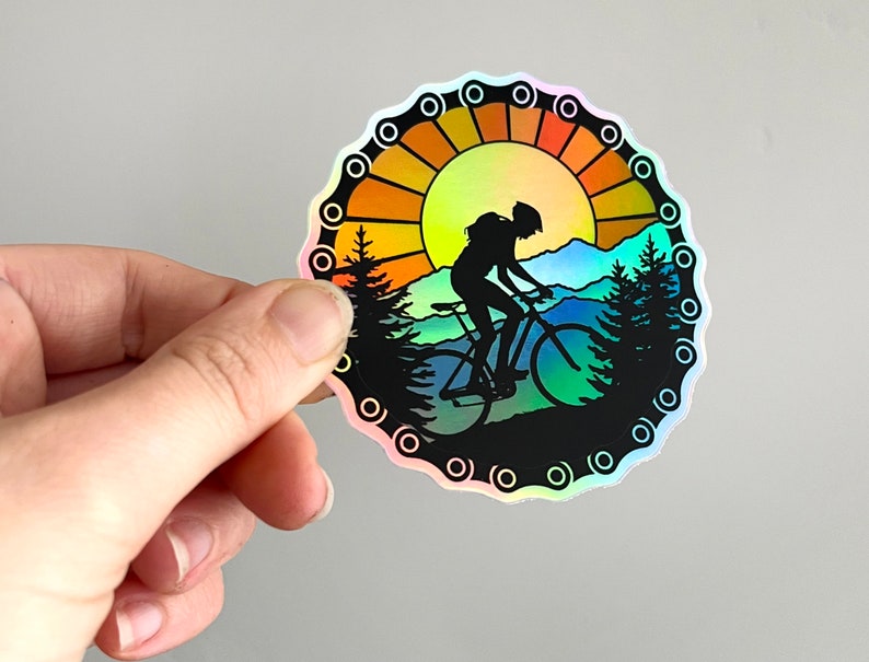 Mountain Bike Sticker Downhill Biking Sticker Biker Club - Etsy