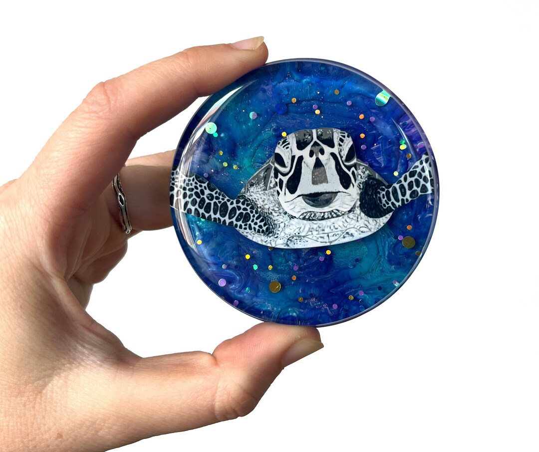 Sea Turtle Magnet Ocean Animal Magnet Hawaiian Wildlife - Etsy