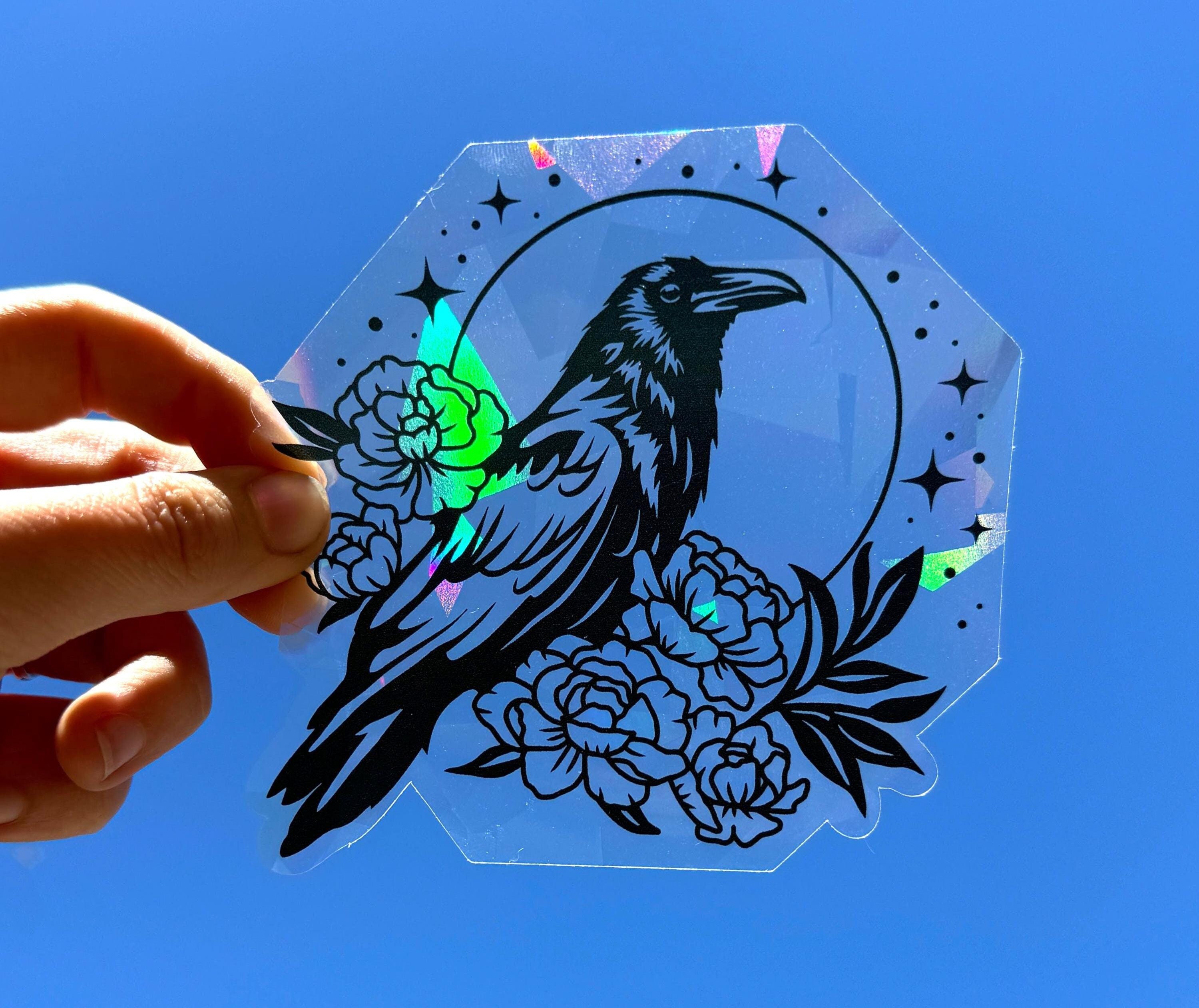 Crow chasing butterfly tattoo - Bronctattooaus.com