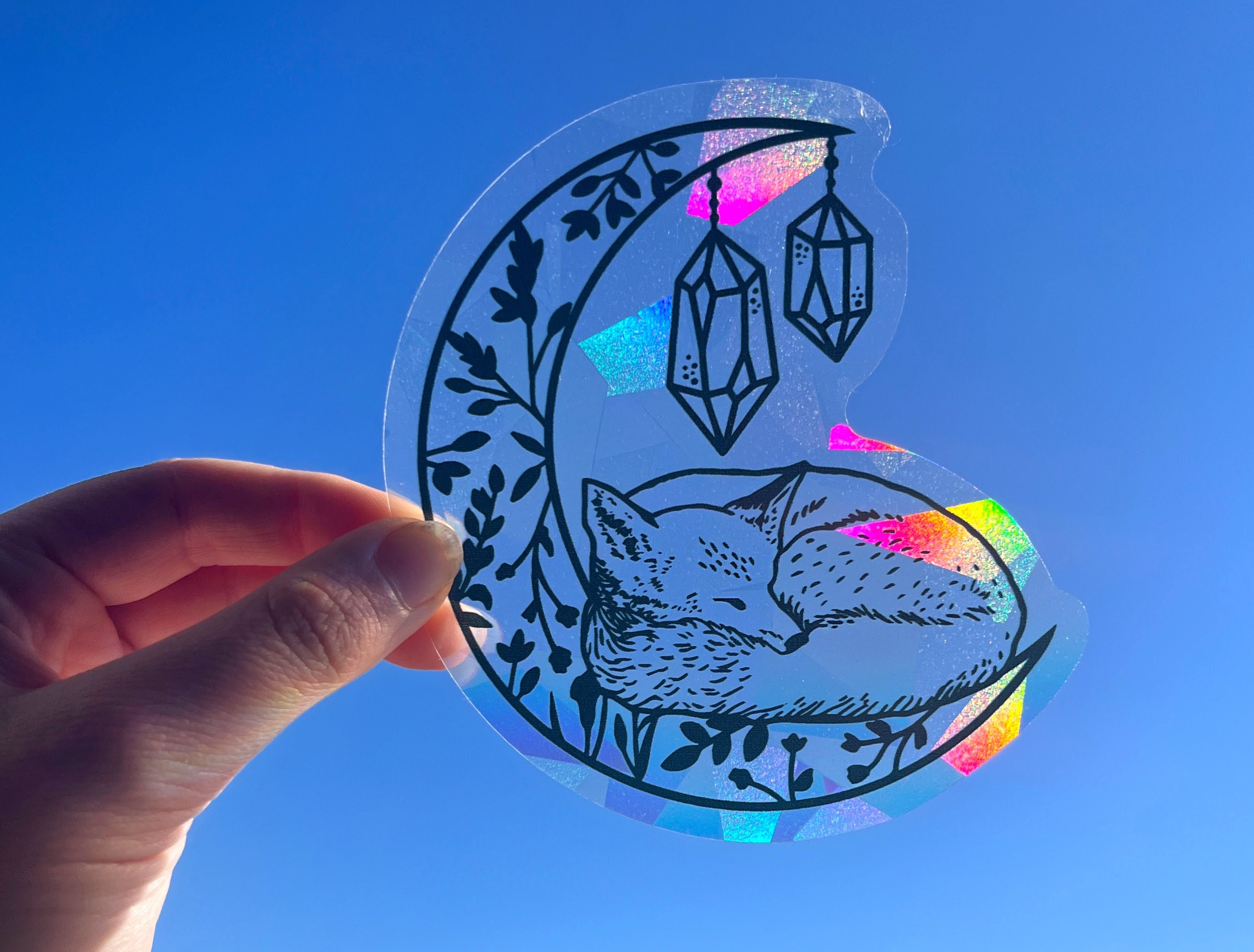 Animal Suncatcher Sticker - Etsy