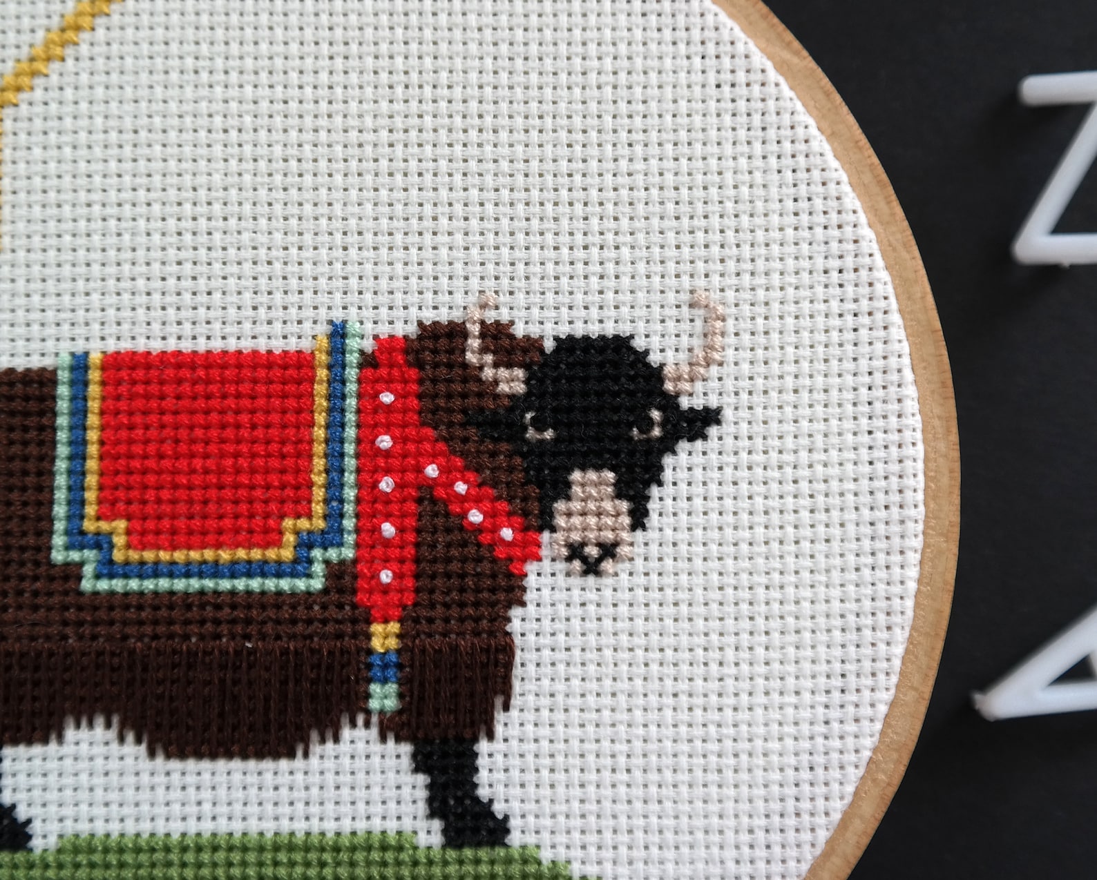 Yak Modern Cross Stitch PATTERN Alphabet Animalia - Etsy