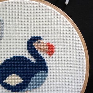 Dodo, Modern Cross Stitch PATTERN, Alphabet Animalia - Etsy