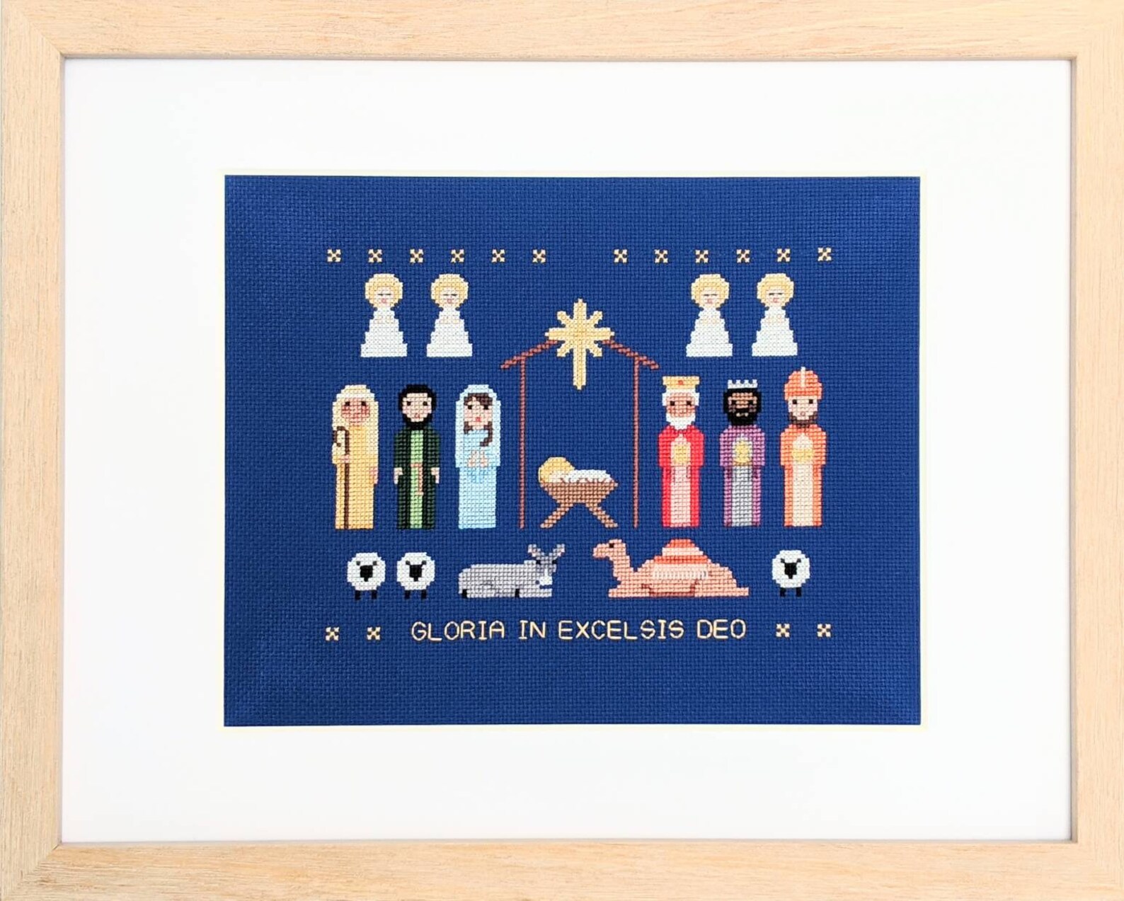 The Nativity, Holiday Cross Stitch PATTERN, Christmas, Birth of Christ ...
