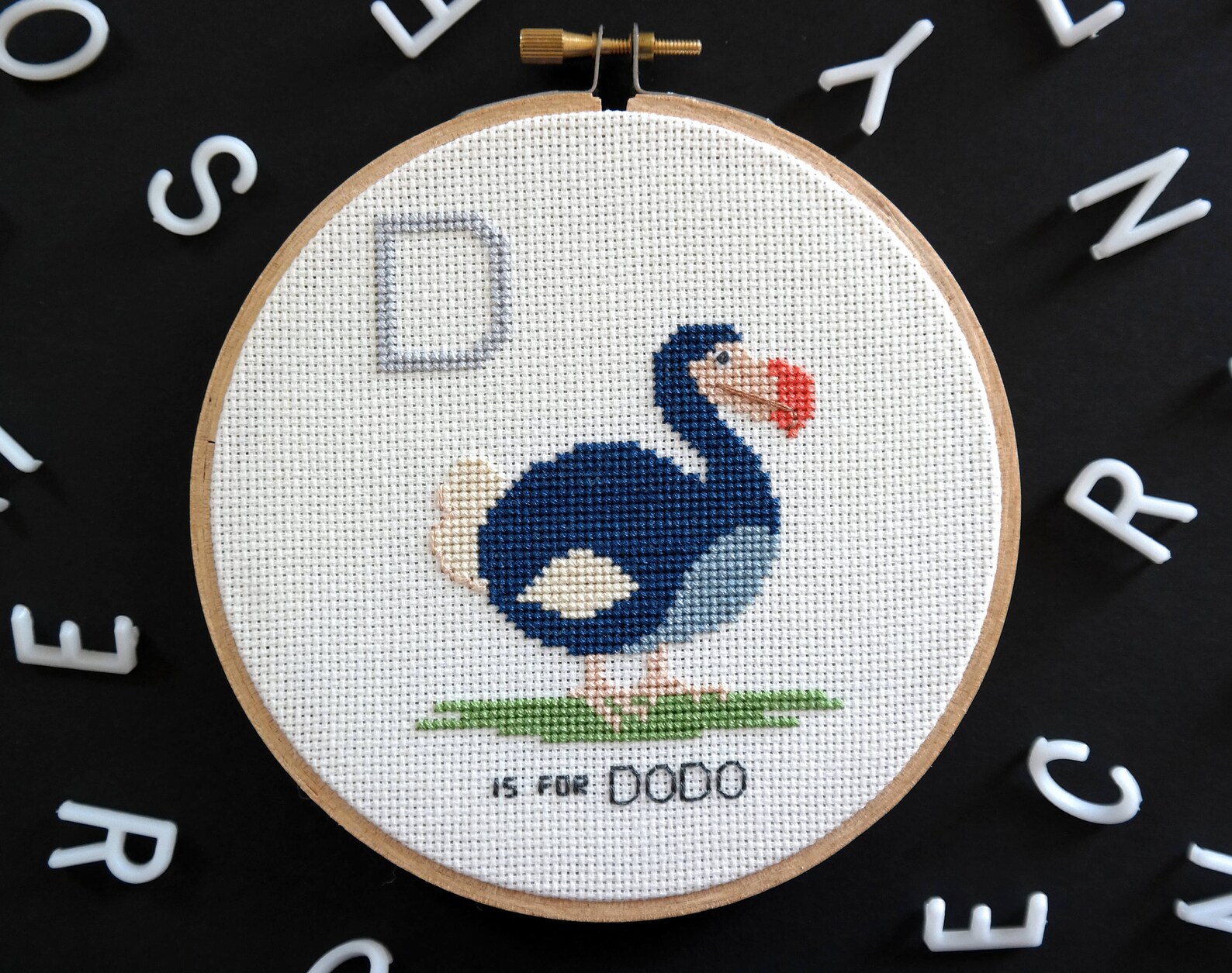 Dodo, Modern Cross Stitch PATTERN, Alphabet Animalia - Etsy