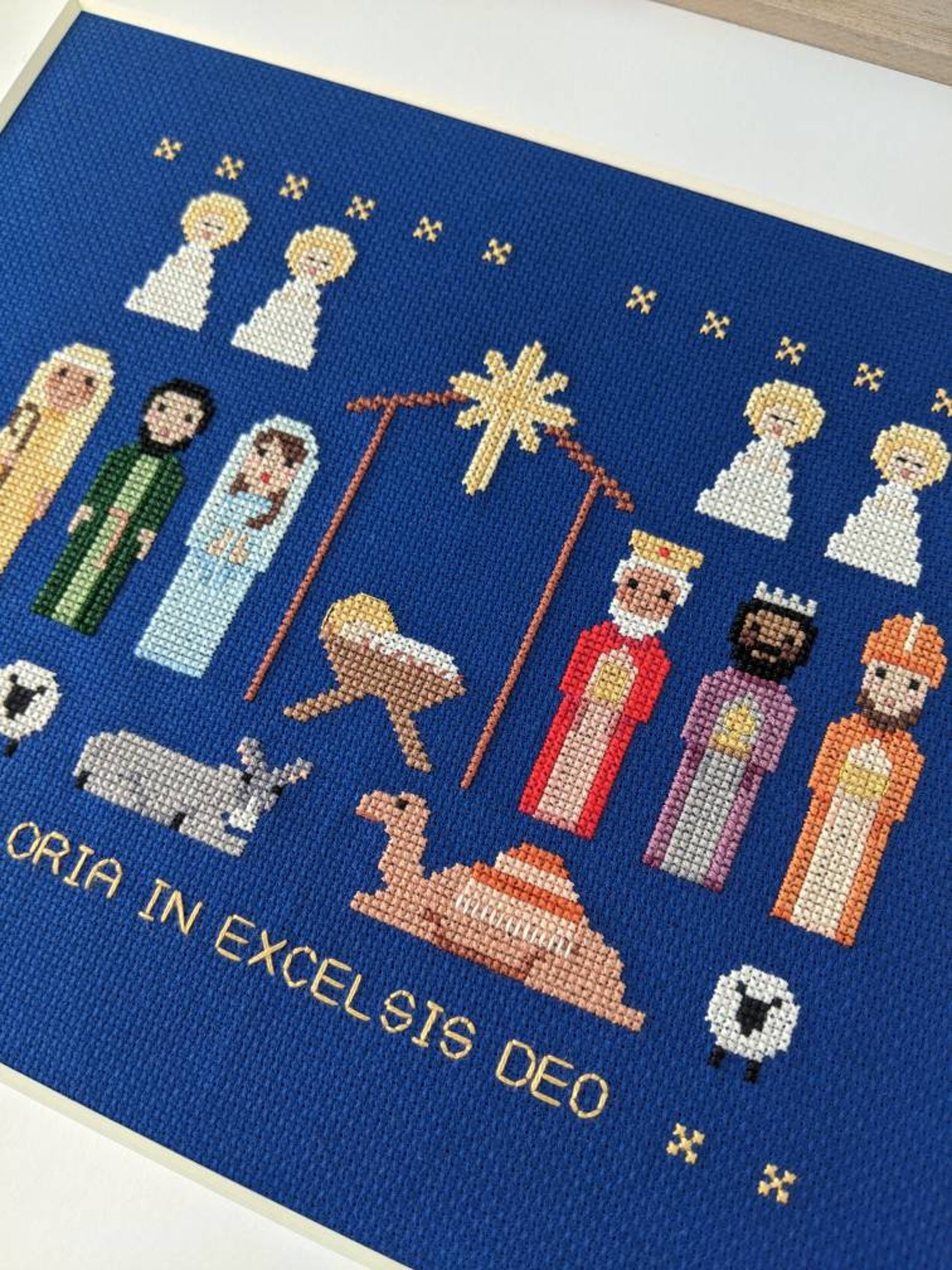 The Nativity Holiday Cross Stitch PATTERN Christmas Birth | Etsy
