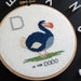 Dodo, Modern Cross Stitch PATTERN, Alphabet Animalia - Etsy