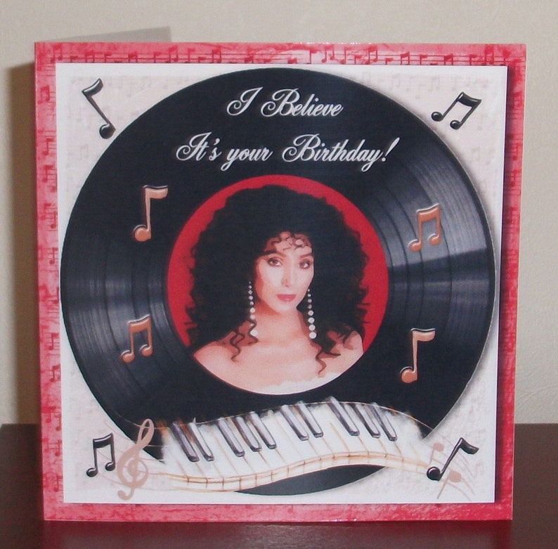 Cher Themed Birthday Card - Etsy