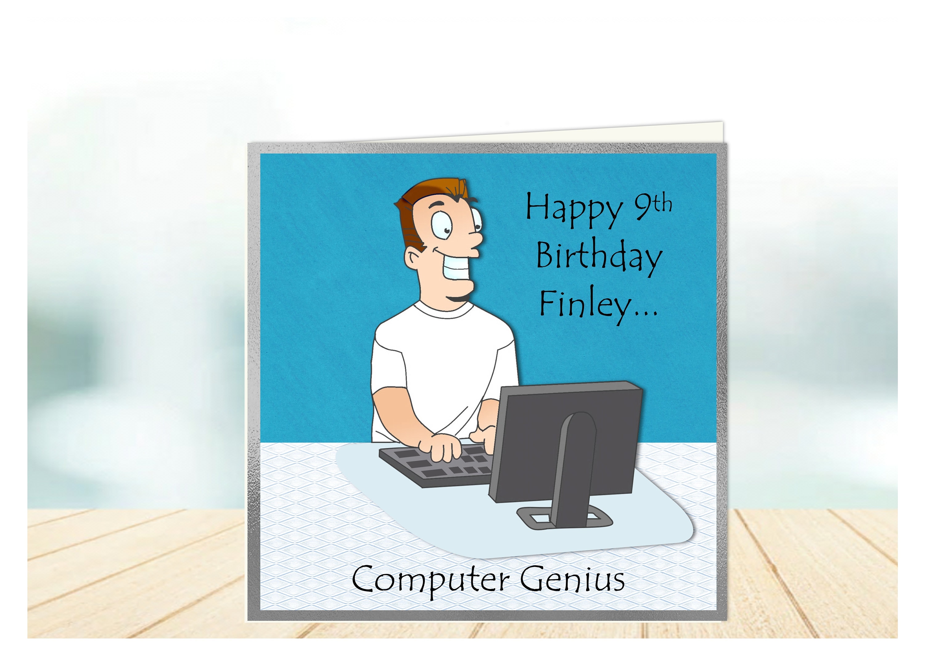 Computer Birthday Card