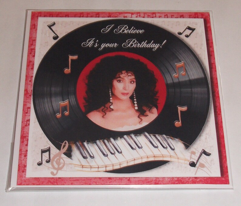 Cher Themed Birthday Card - Etsy
