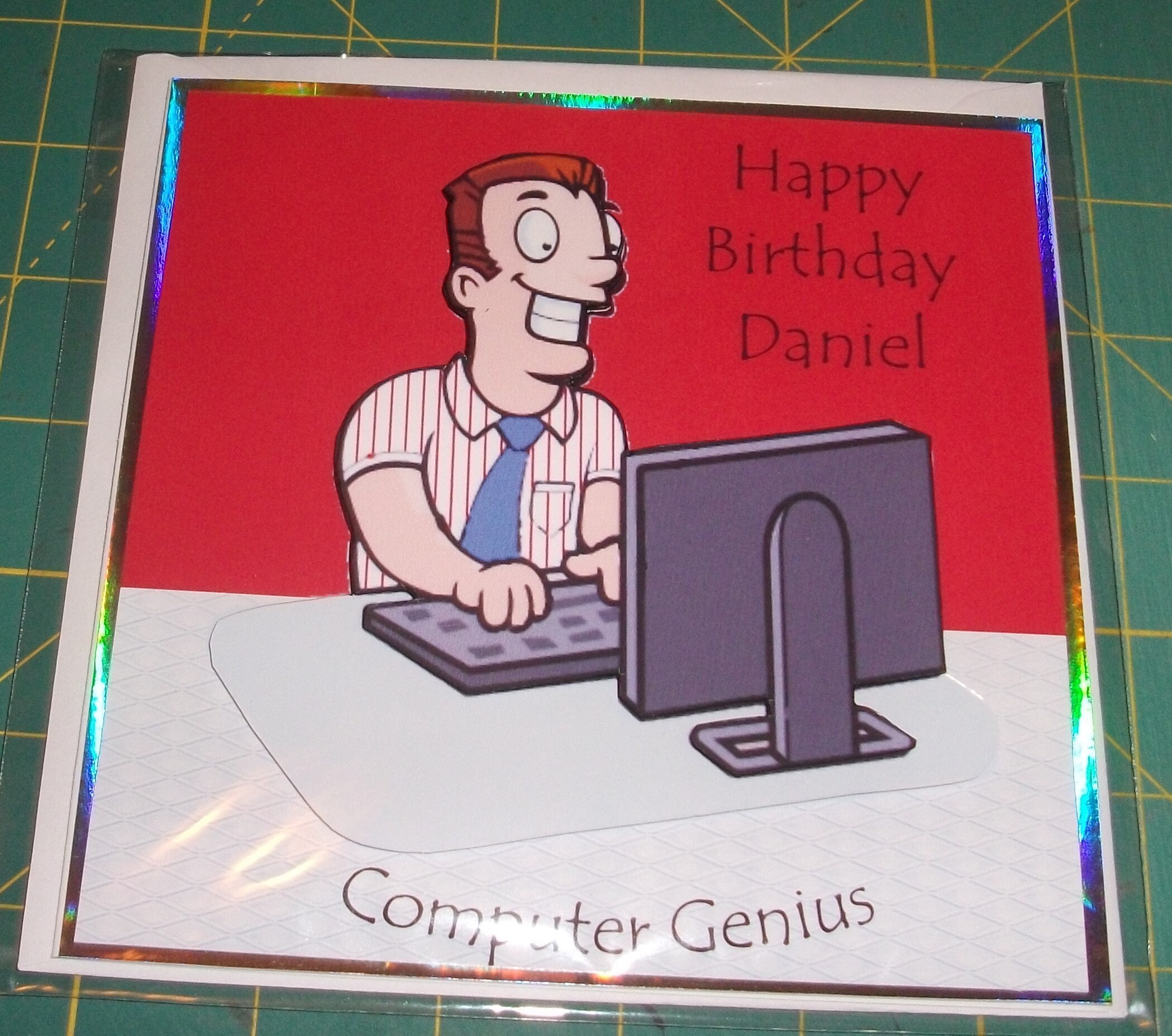 Male Computer Geek Birthday Card Variety of - Etsy UK
