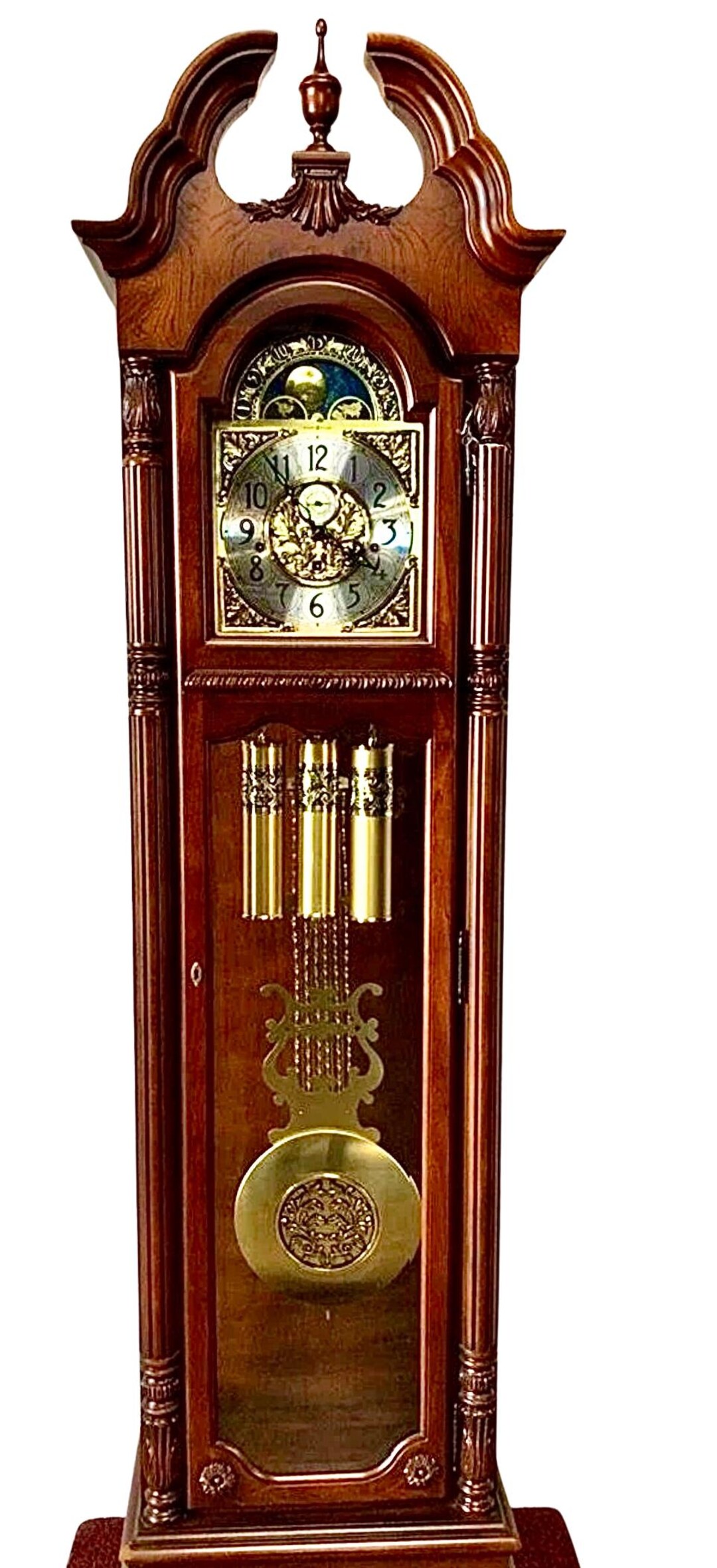 Vintage Howard Miller Grandfather Clock: 80th Anniversary Edition ...
