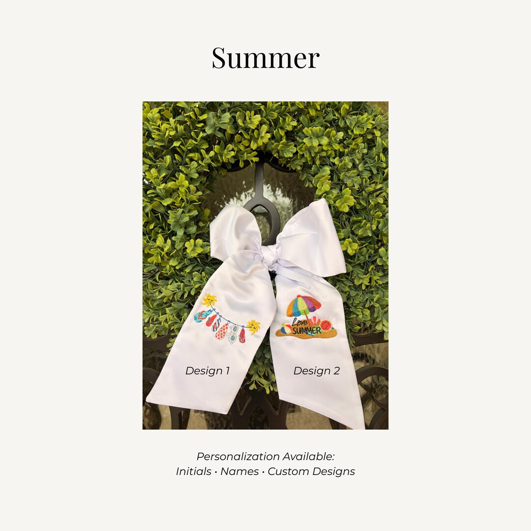 Summer Wreath Sash - Etsy