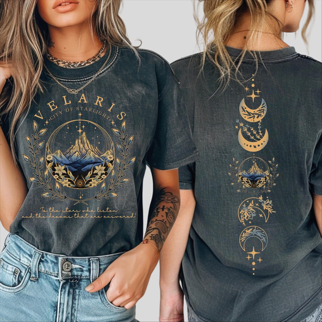 Comfort Colors Velaris Shirt, Sarah J Maas Merch Tee - Etsy