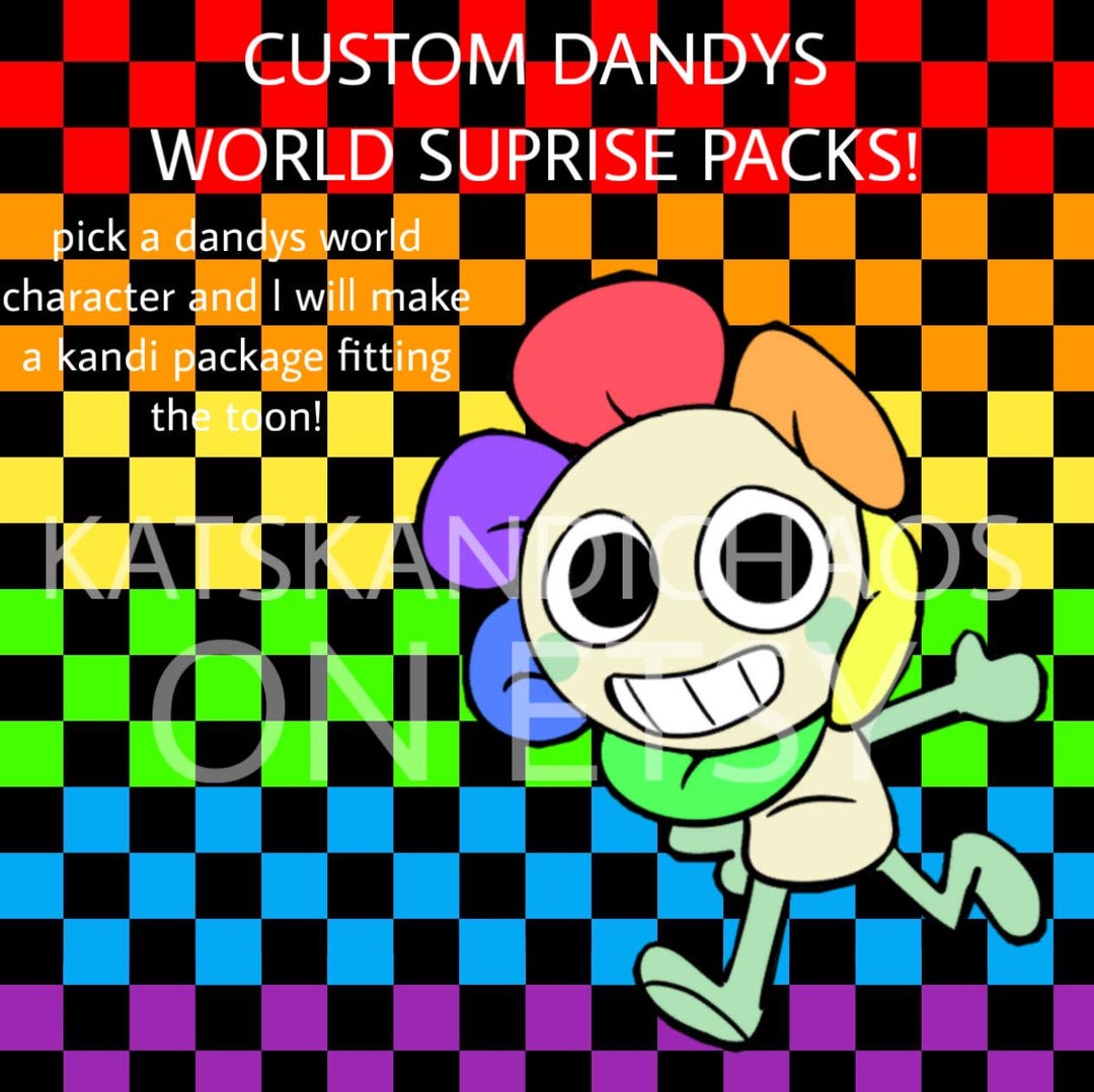 Dandy's World Custom Toon Kandi Packs - Etsy