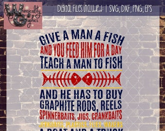 Give a man a fish | Etsy