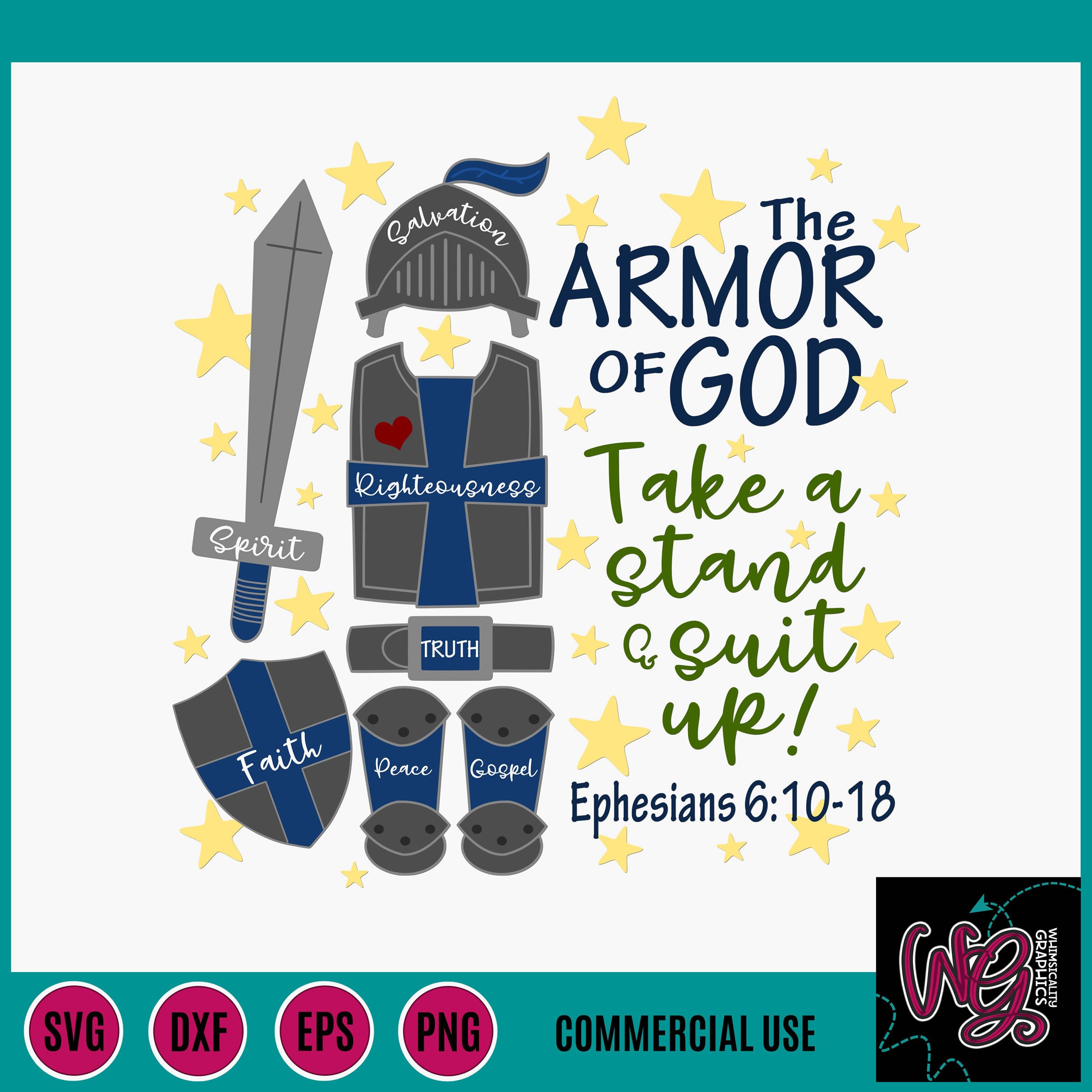 Wall Hangings Home & Living Home Décor Armor of God svg/dxf etna.com.pe