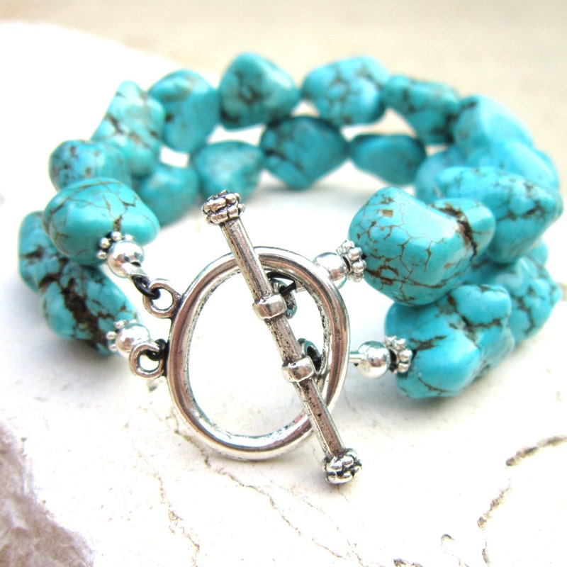 Turquoise Bracelets - Etsy