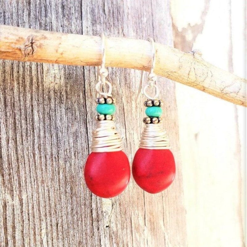 Red Turquoise - Etsy