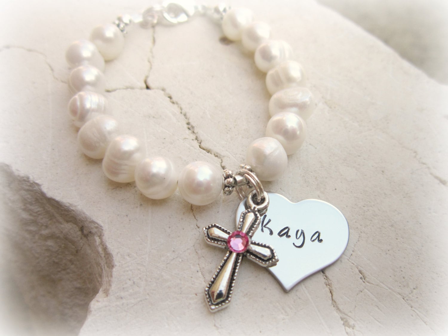 Girl's First Communion Gift.Girls Baptism Gift.Birthstone | Etsy