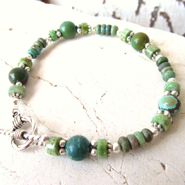 Genuine Turquoise Bracelet - Etsy