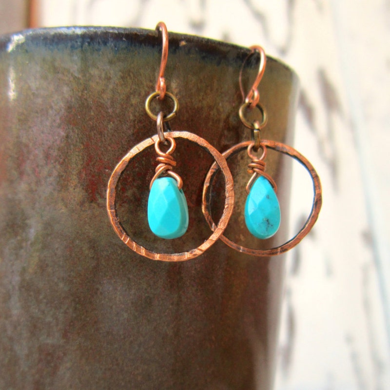 Turquoise and Copper - Etsy