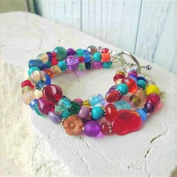 Multi Color Bracelet - Etsy