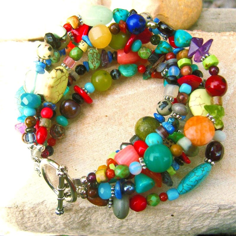Multi Color Bracelet - Etsy