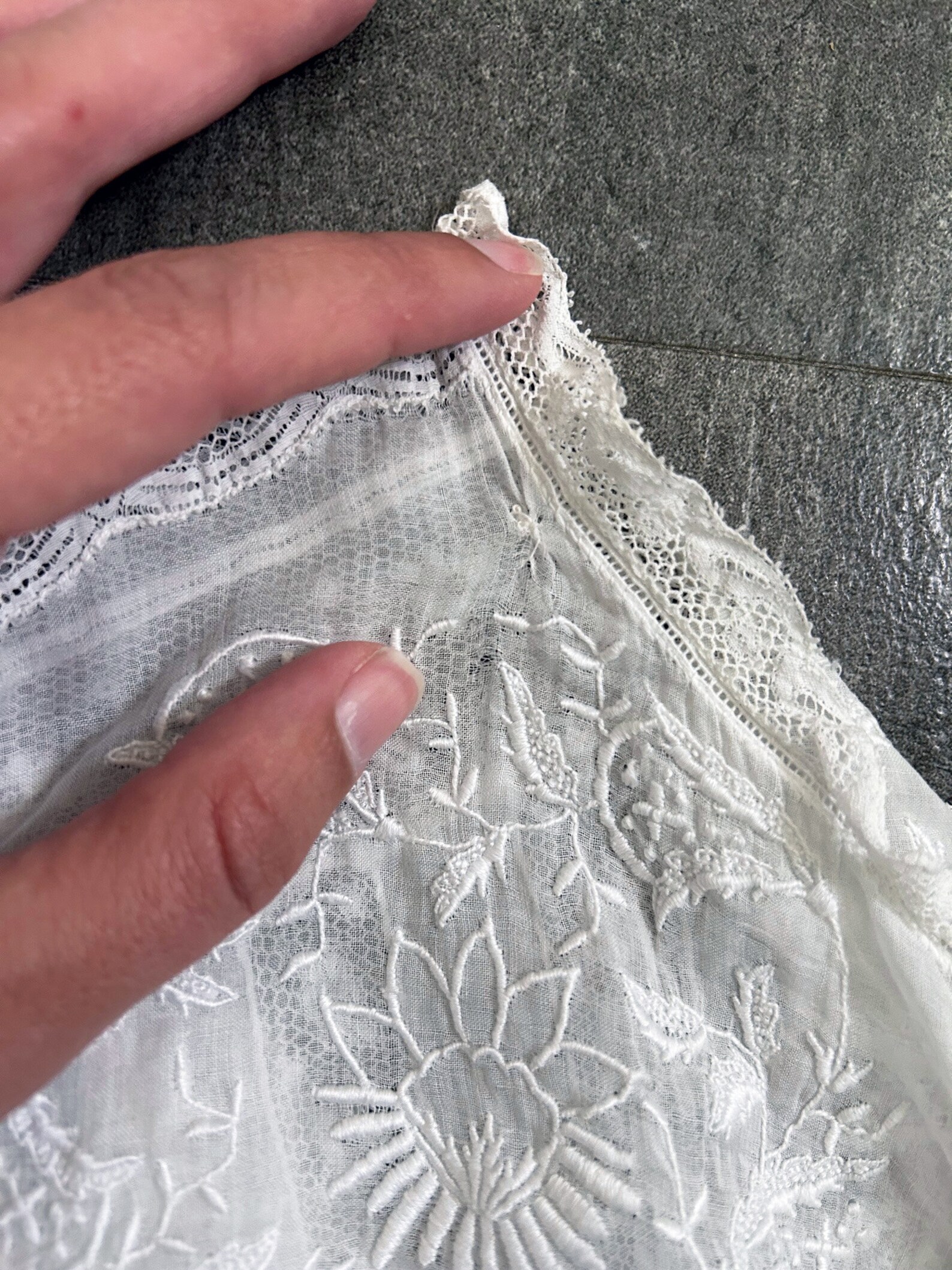 Edwardian Bed Jacket . Antique Insertion Lace Combing Jacket . Size Xs ...