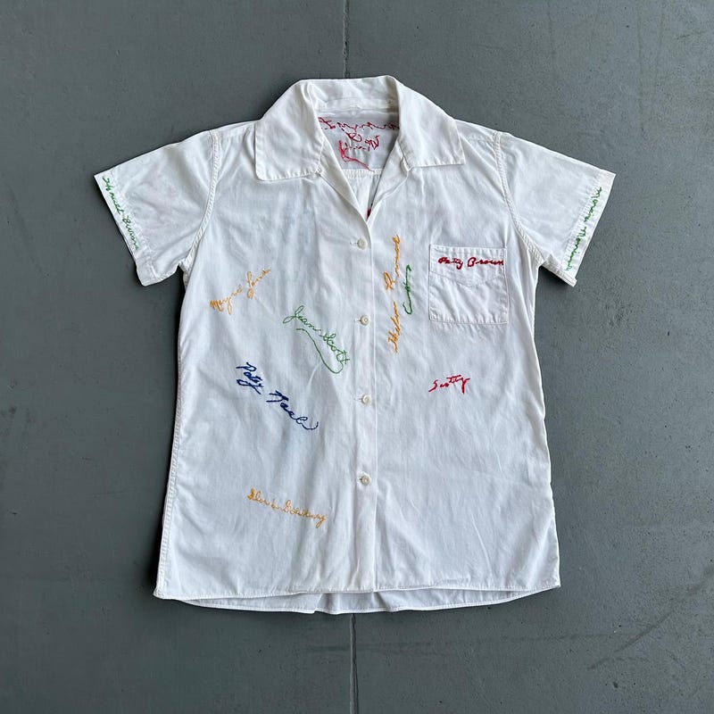 Autograph Shirt - Etsy