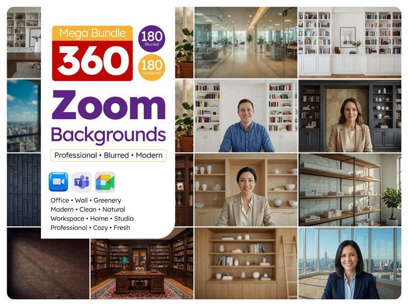 Zoom Background, Virtual Background, Whimsical Wallpaper, Zoom ...