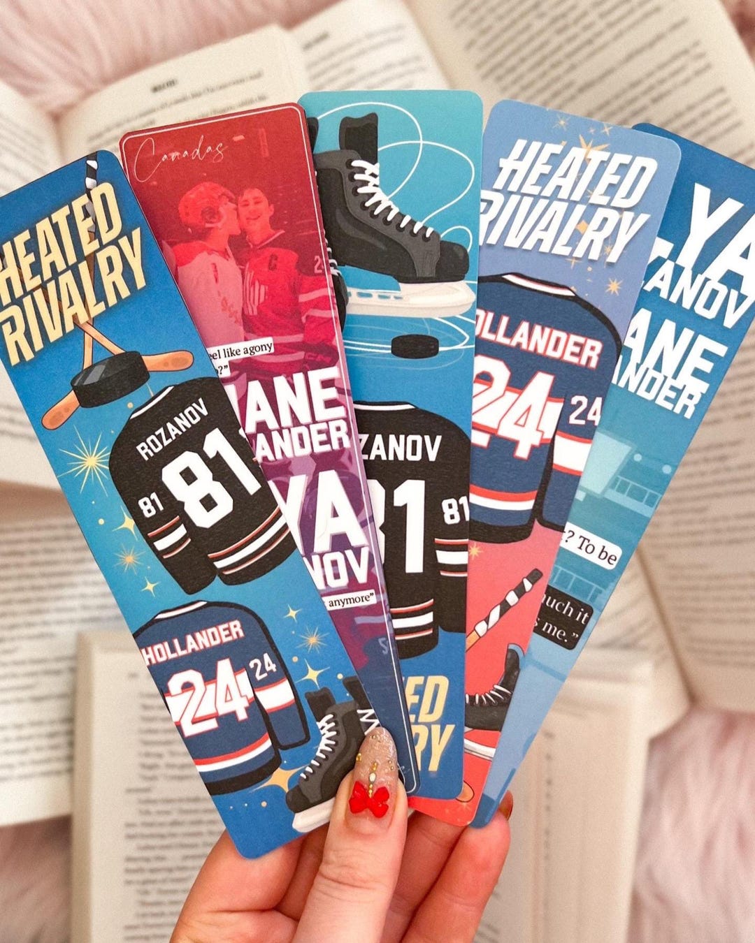Heated Rivalry Inspired Bookmark | Hockey Romance | Shane Hollander ...