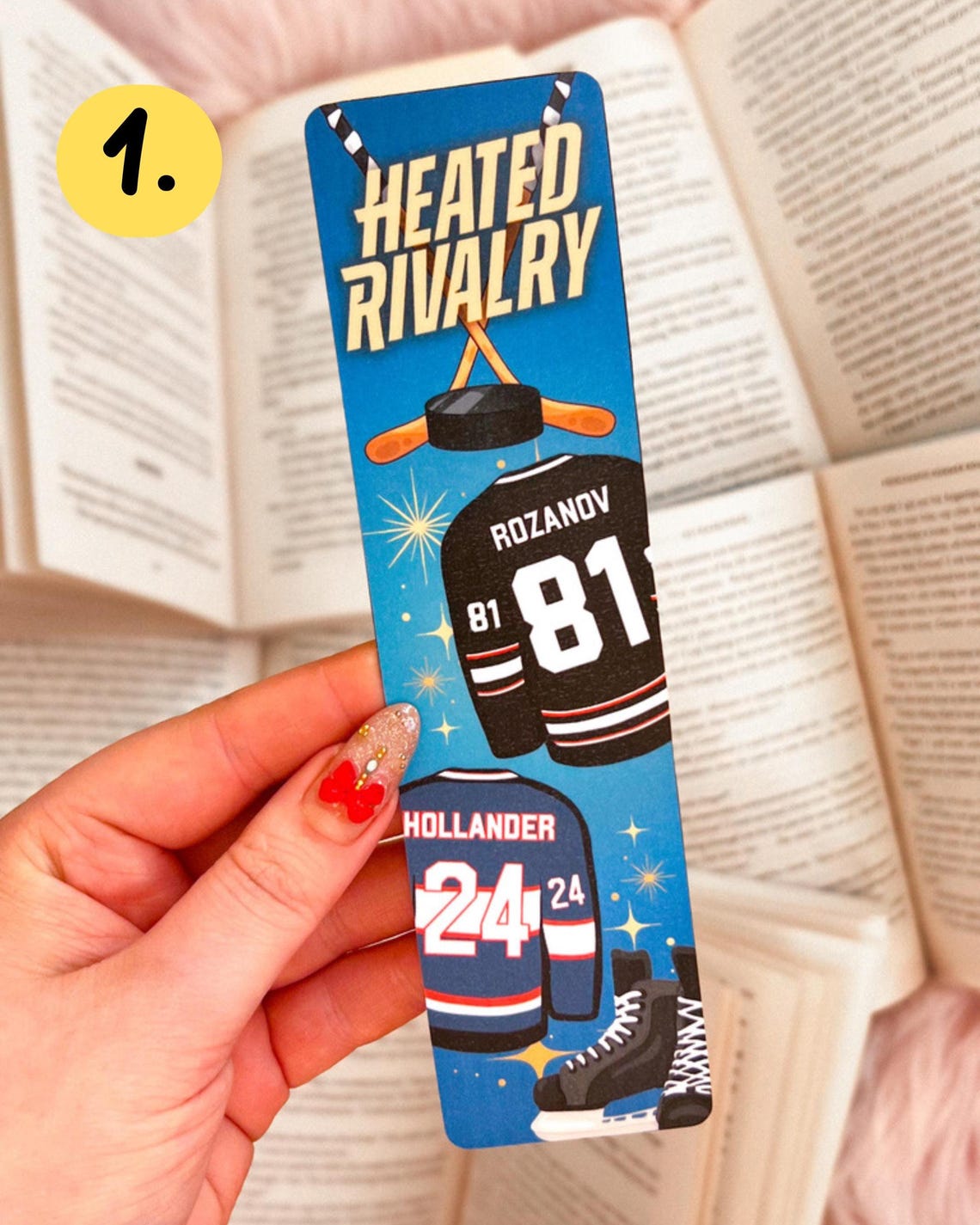 Heated Rivalry Inspired Bookmark | Hockey Romance | Shane Hollander ...