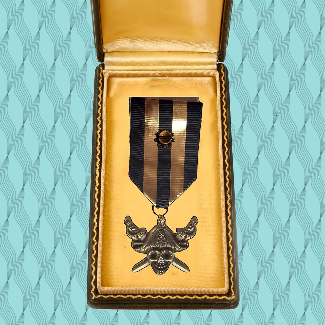 Pirate Pride Medal, Accessory, Gift - Etsy