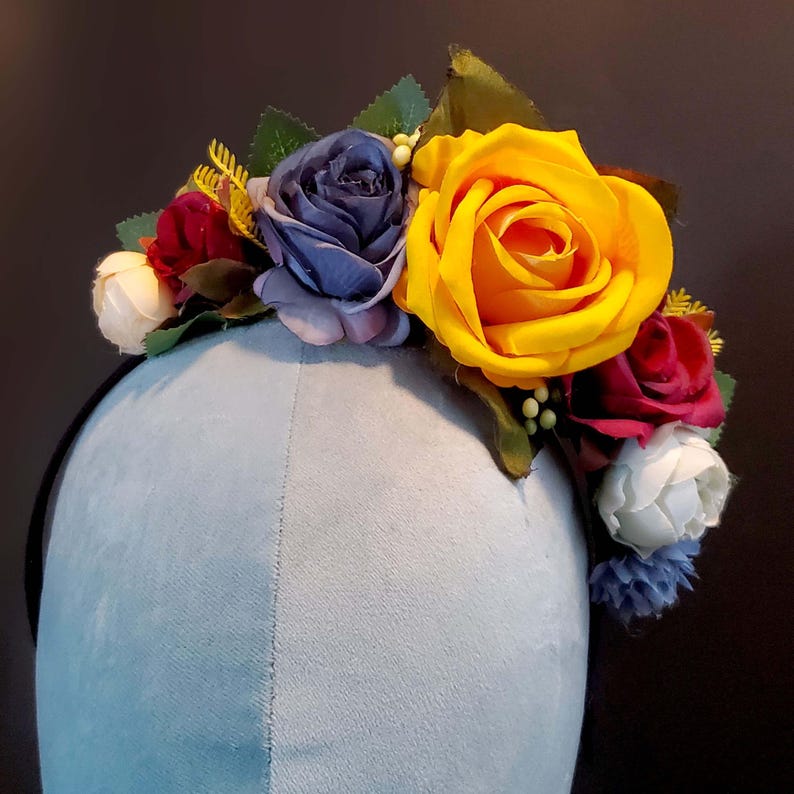 Colorful Spring Flower Headband, Hair Accessory, Gift, Prom, Wedding ...