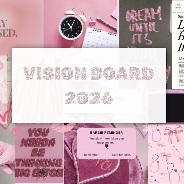 Nursing Vision Board Printables - Etsy