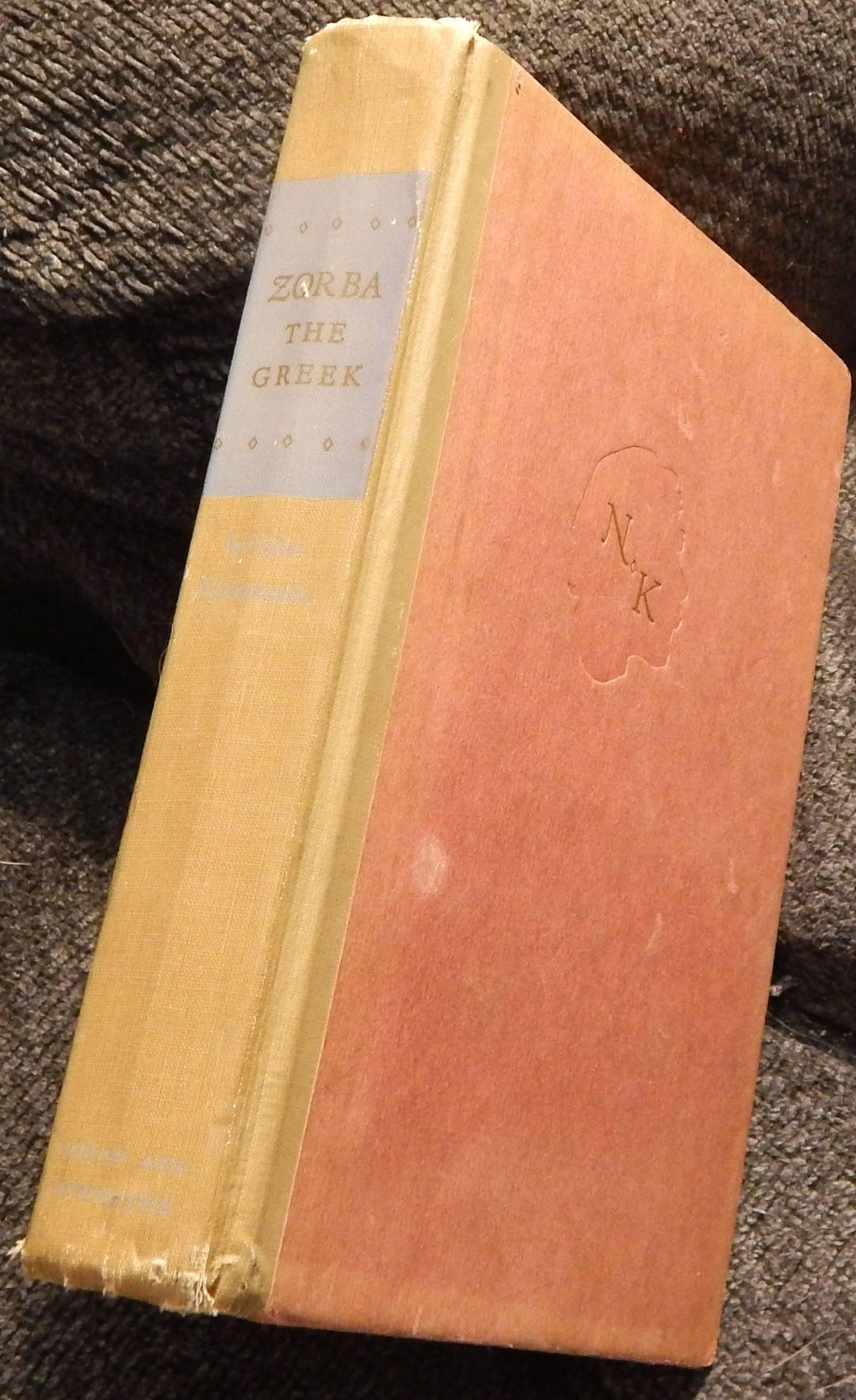 Zorba the Greek. 1953 First Edition Hardcover by Nikos Kazantzakis ...