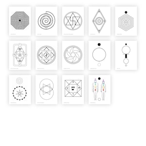 34 Radionic Charts Bundle PDF Ready to Print + Guide + Bonus ...