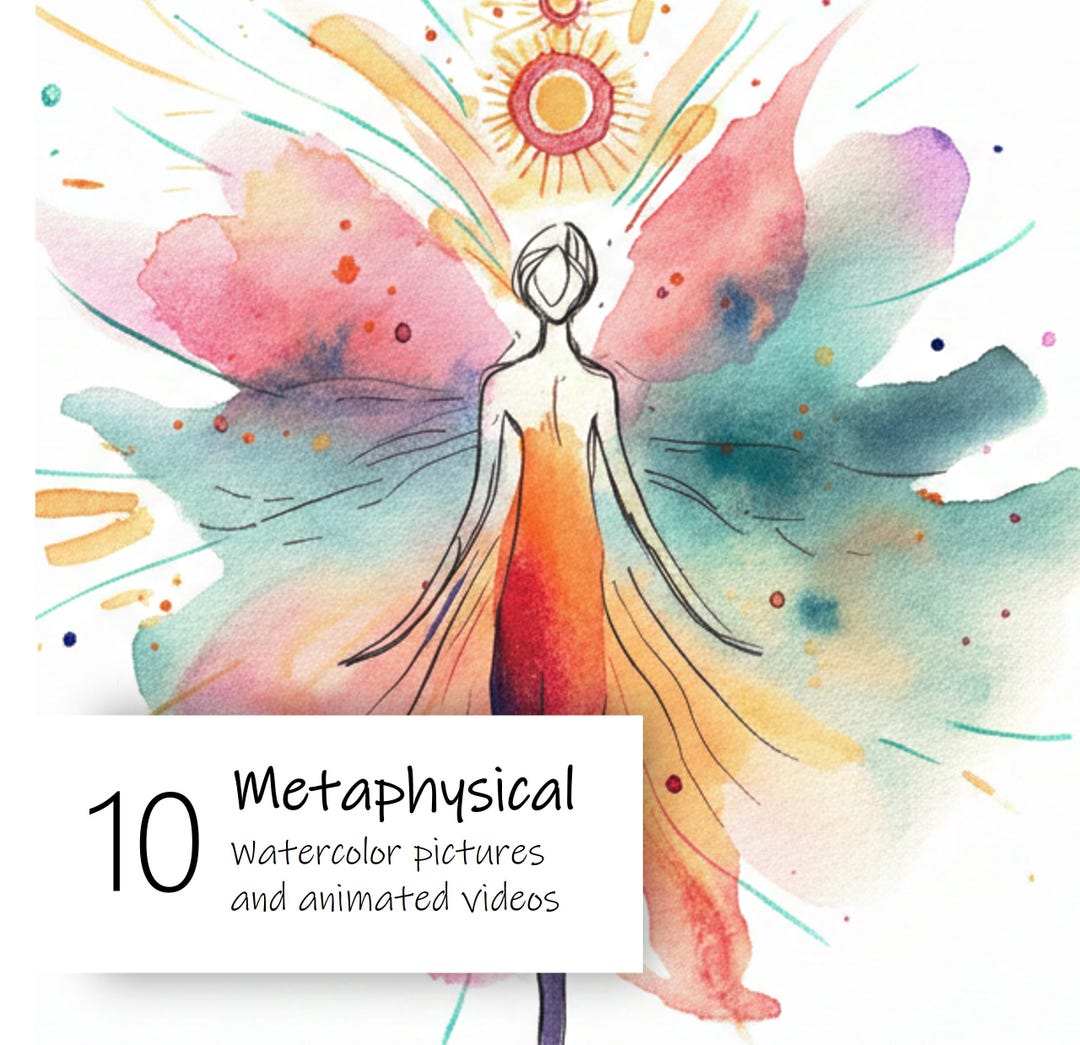 10 Metaphysical Watercolor Illustrations and Videos • Aura, Energy ...