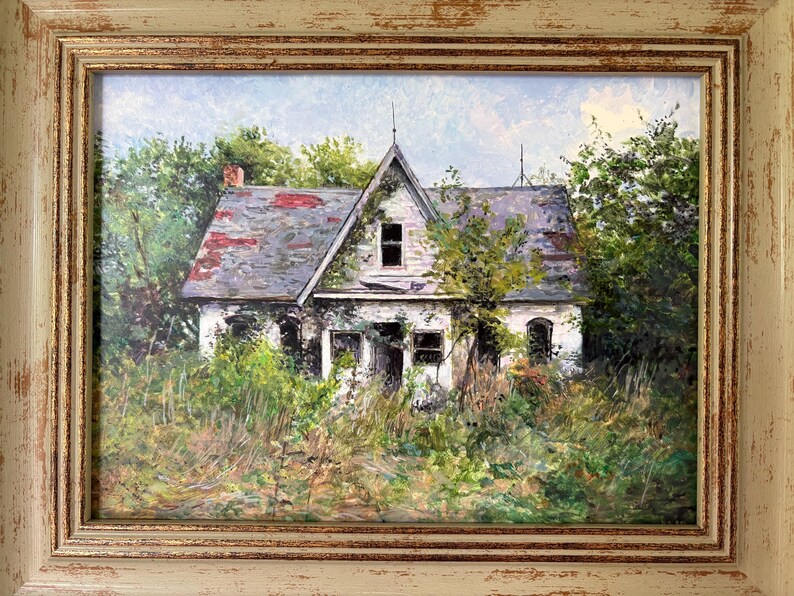 Green Gables, One of a Kind, Handpainting Original Work of Art With an ...