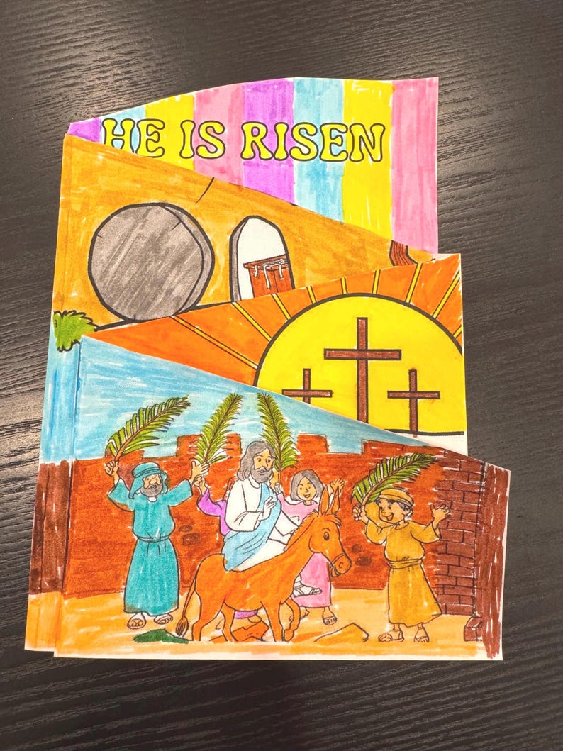Easter Coloring Page for Kids | Christian Craft for 6-12 Age| Bible ...