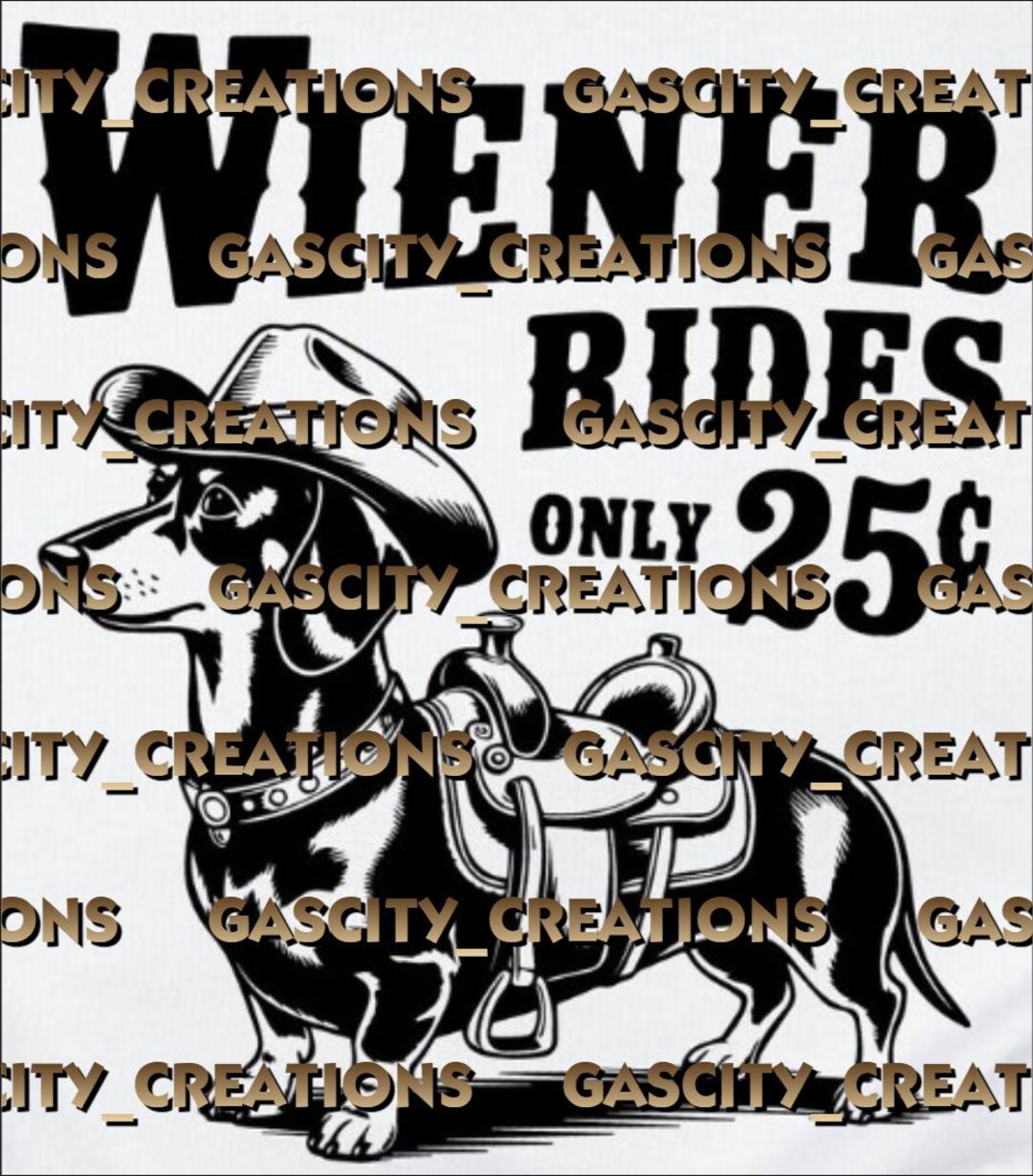 Wiener Rides Dog Leather Patch SVG and DXF Download - Etsy