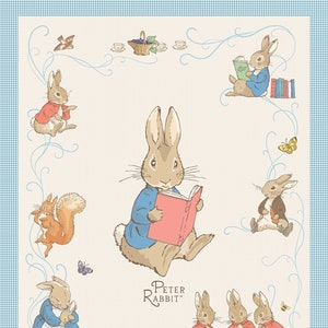 The Tale of Peter Rabbit by Beatrix Potter - Peter Rabbit Panel Quilt ...