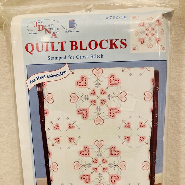 Jack Dempsey Cross Stitch Quilt Blocks - Etsy