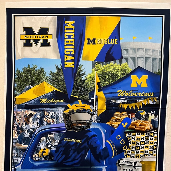 University of Michigan Quilt Pattern - Etsy