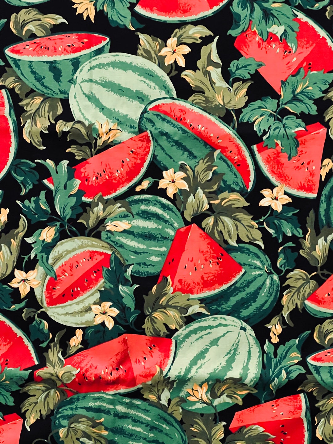 Watermelon Fabric - V.I.P. Cranston Print Works - Sold in 2 Yard Pieces ...